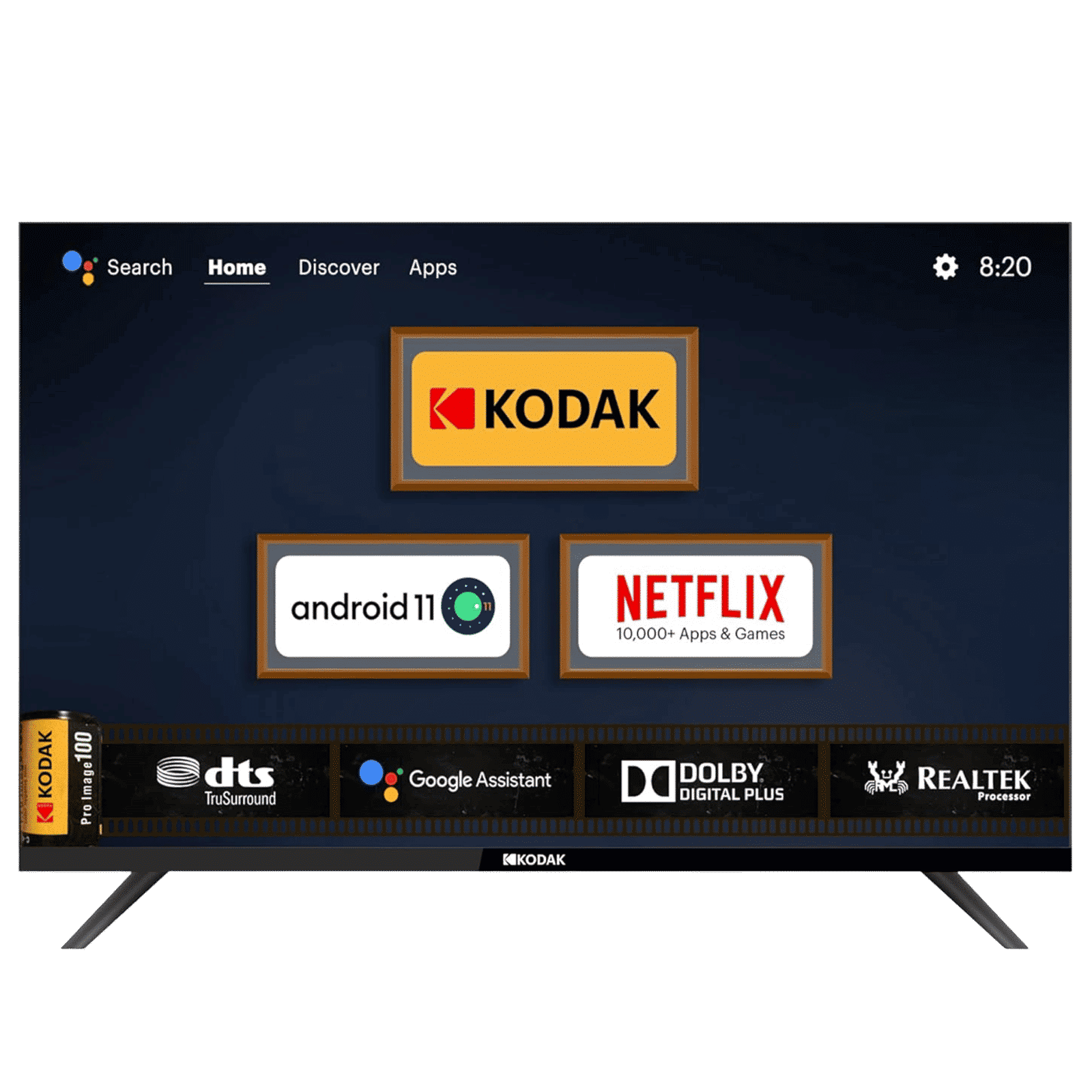 Buy KODAK 9XPRO 108 cm (43 inch) Full HD LED Smart Android TV with Built-in Google Assistant ...